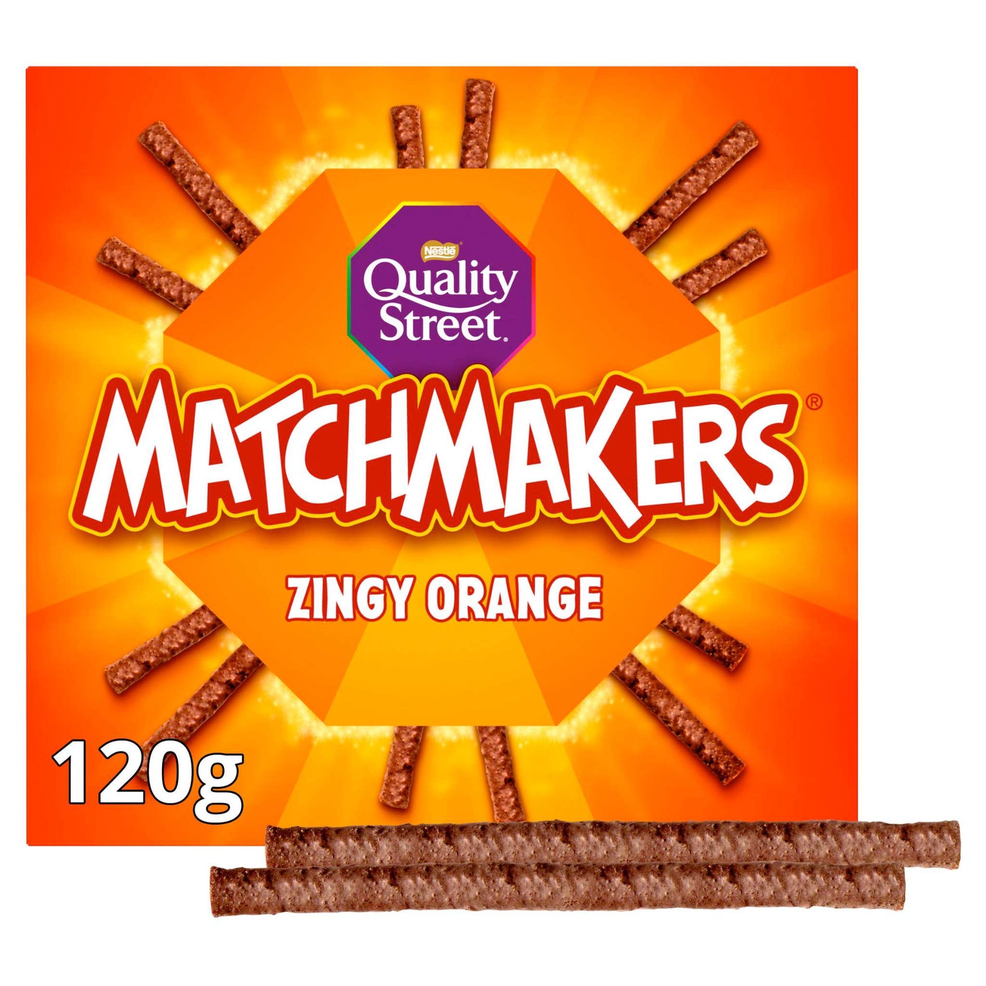 Quality Street Matchmakers Zingy Orange Chocolate Box 120g – British ...