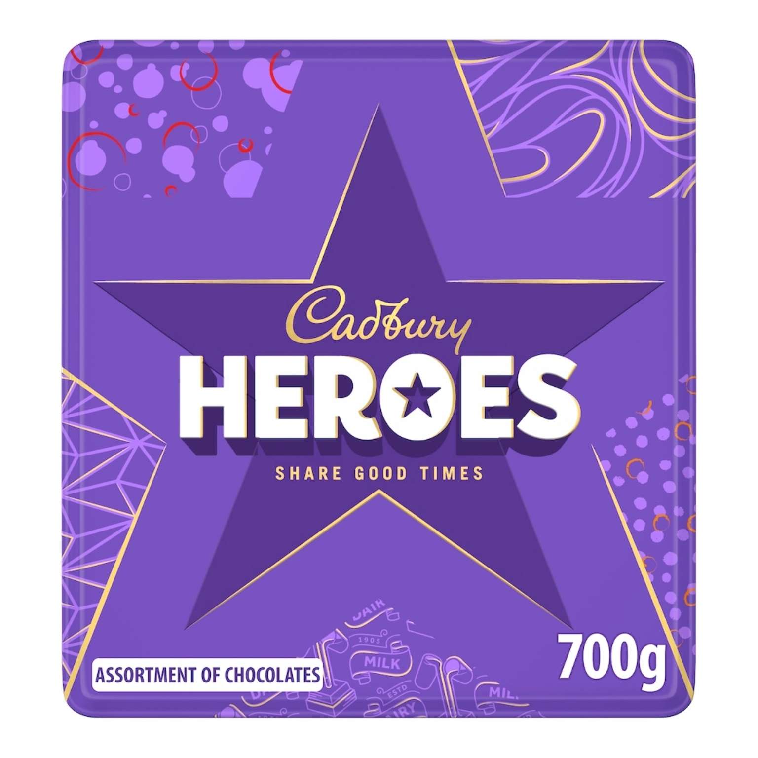 Cadbury Heroes Chocolate Tin 700g | UK Assorted Mini Cadbury Favourites ...